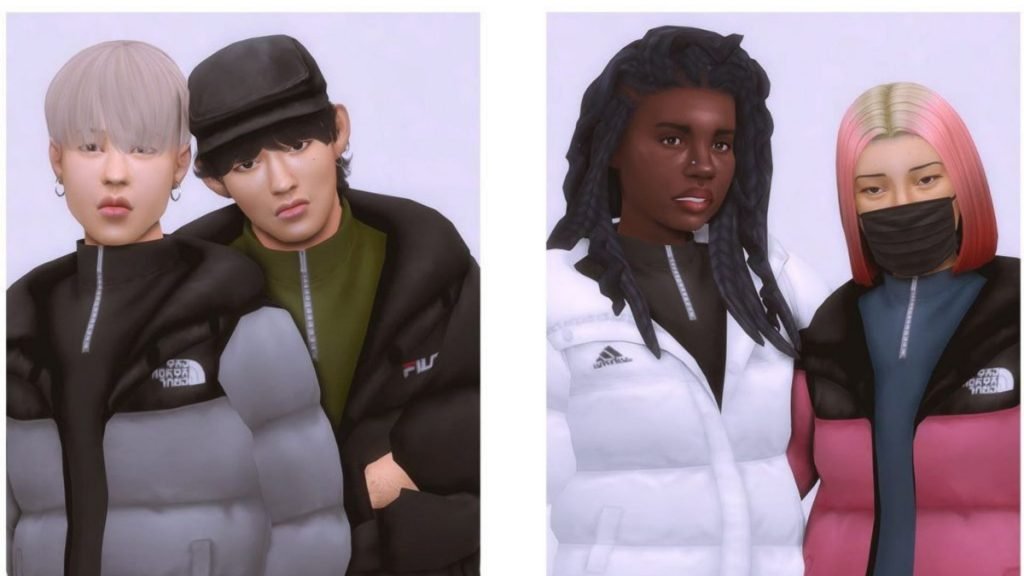 CC: Solstice Jacket por Nucrests para Los Sims 4 | Simlish 4